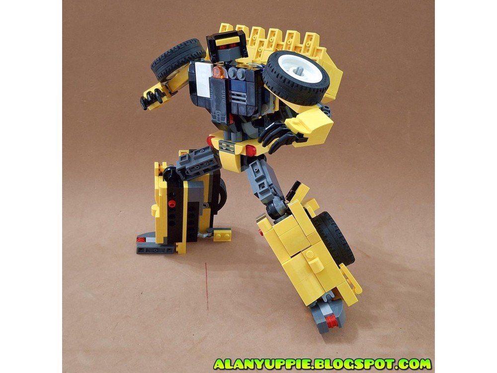 LEGO MOC Transformer Scrapper /Excavator using LEGO Icon 10338 ...