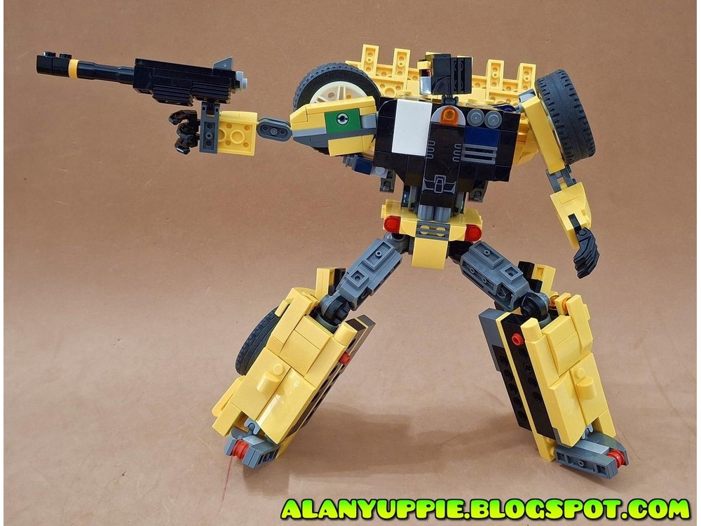 LEGO MOC Transformer Scrapper /Excavator using LEGO Icon 10338 ...