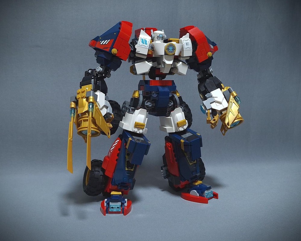 LEGO MOC Upgraded Zane's Ultra Combiner Mech v1 by Mechalaro ...