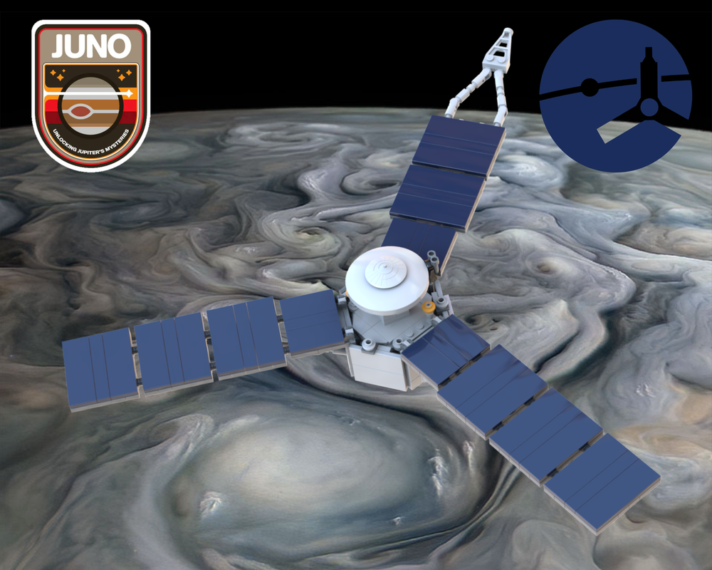 LEGO MOC Juno Spacecraft by OrchardBuilds | Rebrickable - Build with LEGO