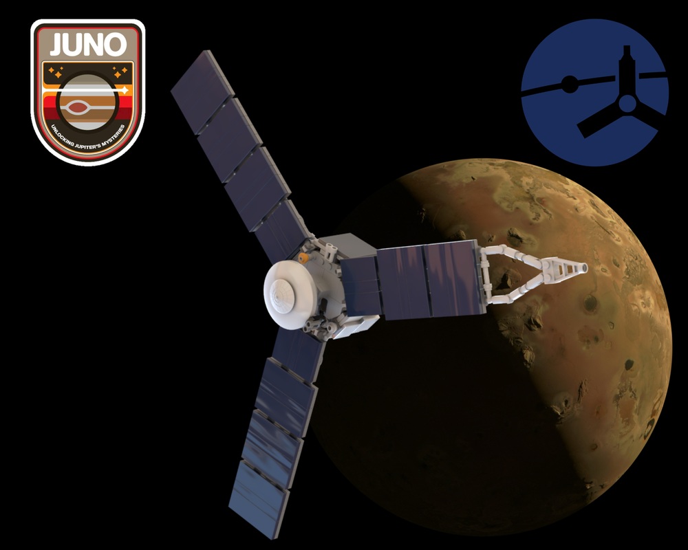 LEGO MOC Juno Spacecraft by OrchardBuilds | Rebrickable - Build with LEGO