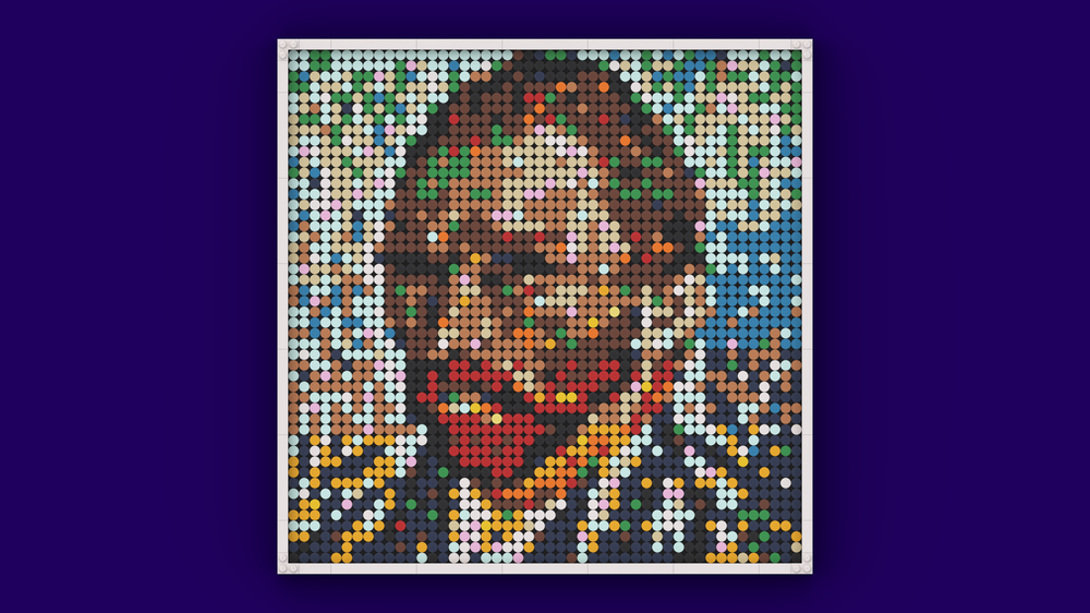 LEGO MOC-235835 Vincent van Gogh Self Portrait Mosaic Art by Brinvoraha ...