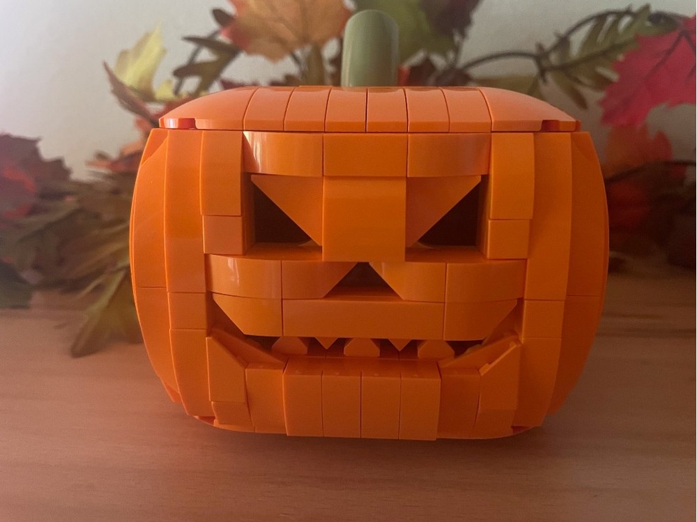 LEGO MOC Halloween pumpkins with light by technic_Franz | Rebrickable ...