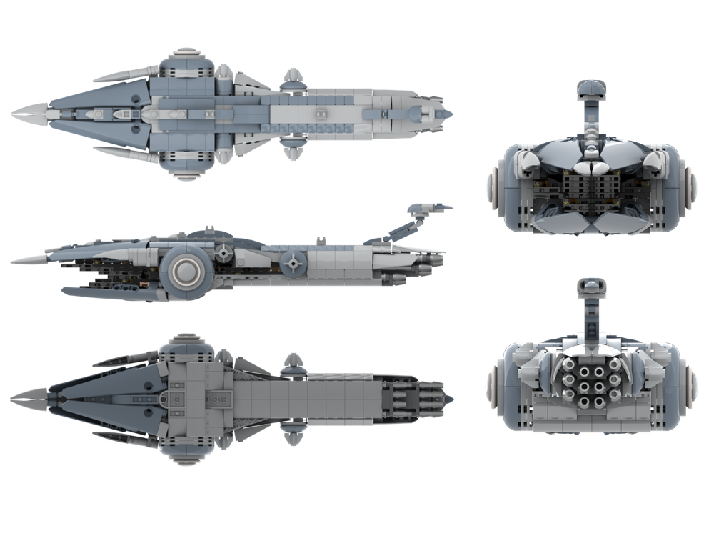 LEGO MOC-235892 Midi-Scale Malevolence Subjugator-Class Heavy Cruiser ...