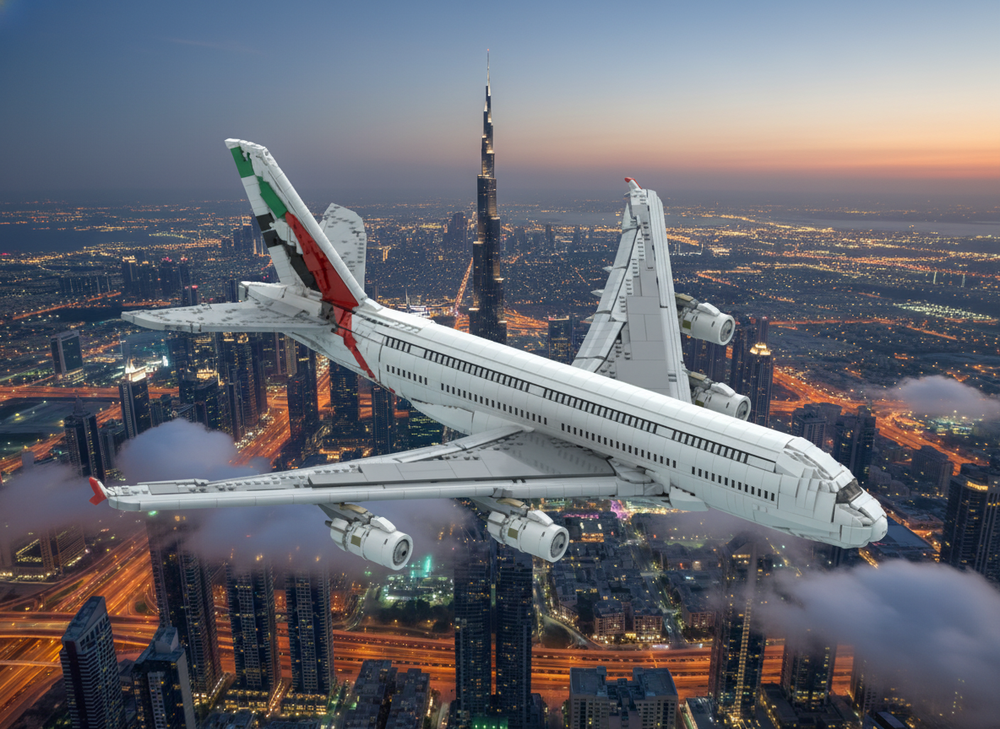 LEGO MOC Emirates Airbus A380 by ryangc_productions | Rebrickable ...