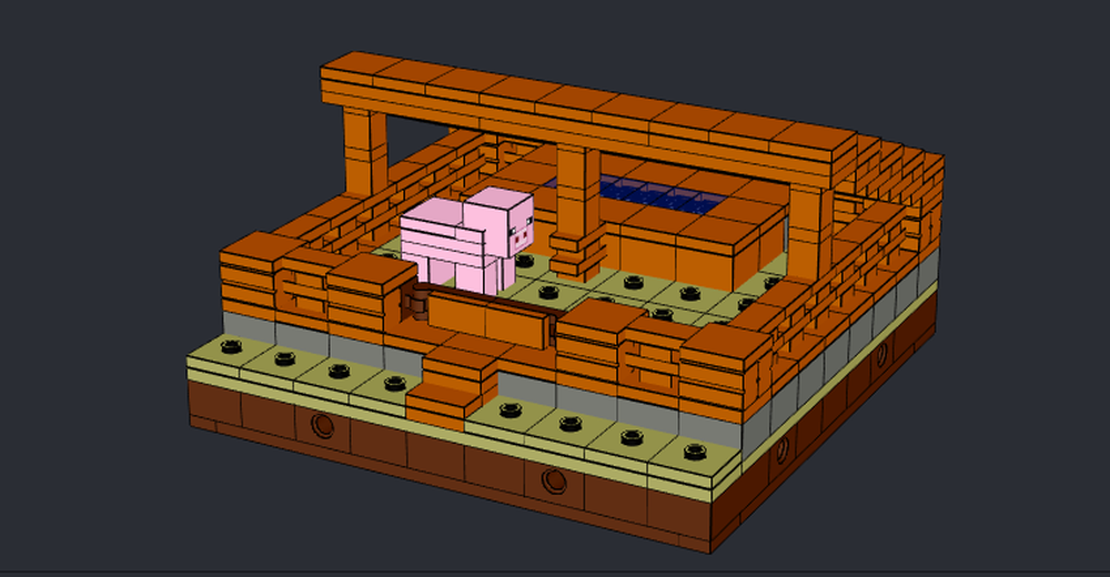 LEGO MOC savanna animal pen 1 by Testificate_Man | Rebrickable - Build ...