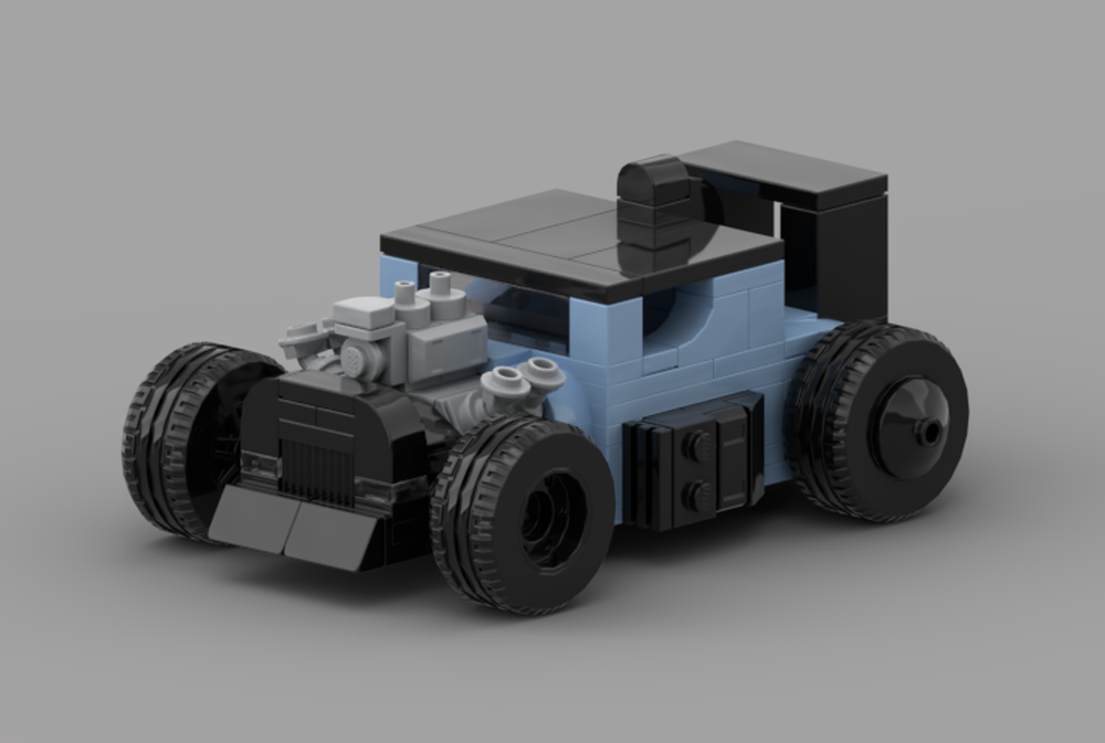 LEGO MOC Hot rod by thelegowolfpack | Rebrickable - Build with LEGO
