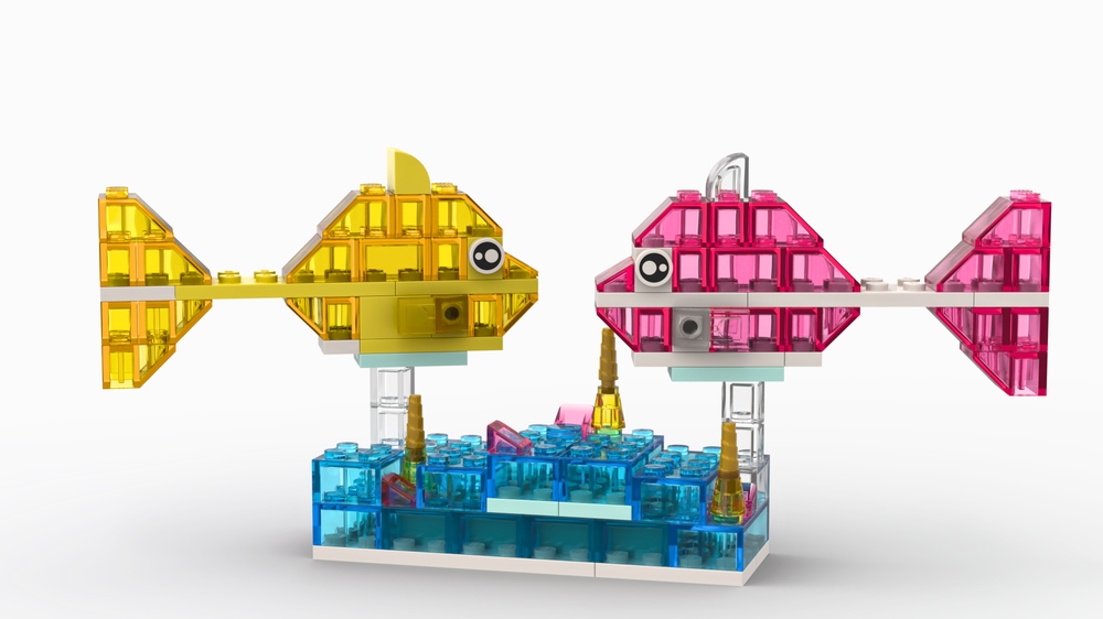LEGO MOC 11040 Fish by Lenarex | Rebrickable - Build with LEGO