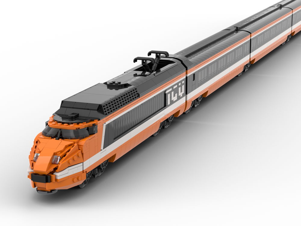 LEGO MOC 8-wide tgv/horizon express by penguin_bobo | Rebrickable ...