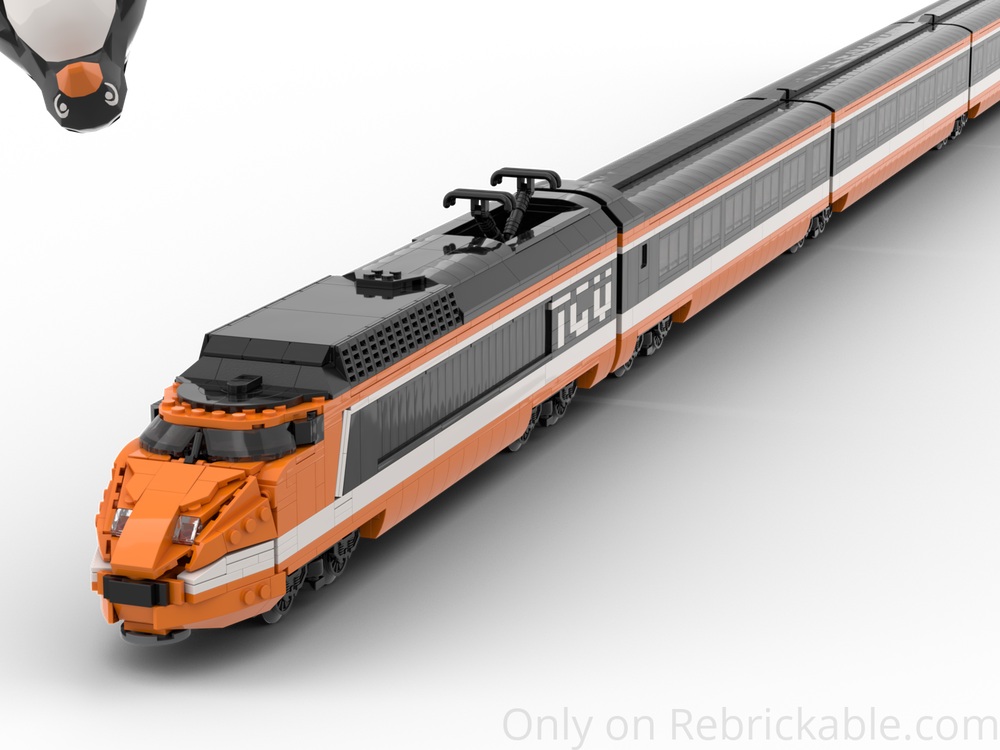 LEGO MOC-235942 8-wide tgv/horizon express by penguin_bobo ...