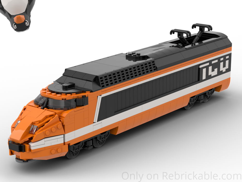 LEGO MOC-235945 8-wide tgv/horizon express (only front) by penguin_bobo ...
