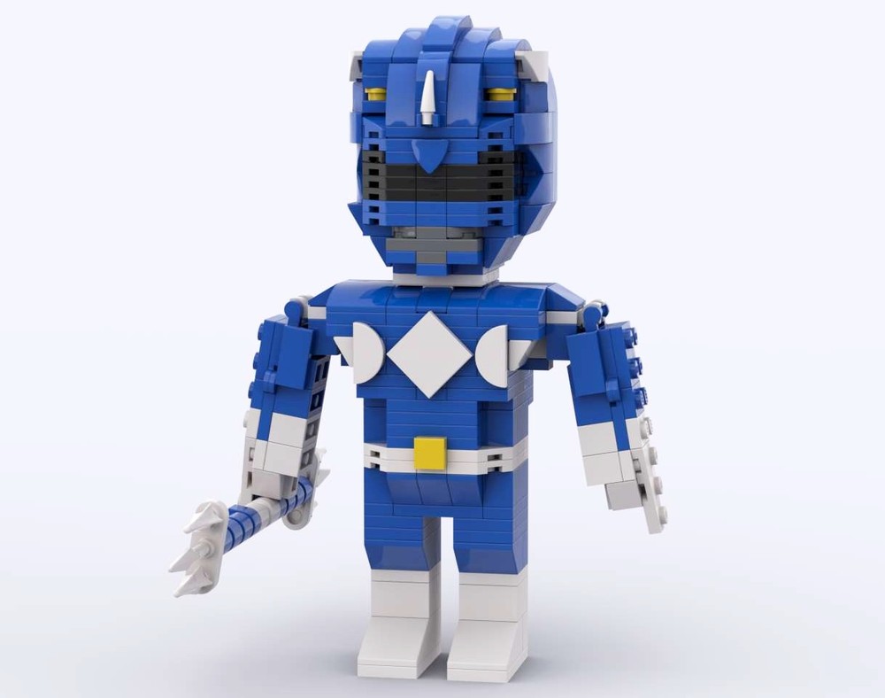 LEGO MOC-235968 Blue Power Ranger Lego Figure by LittlebricksHeroes ...