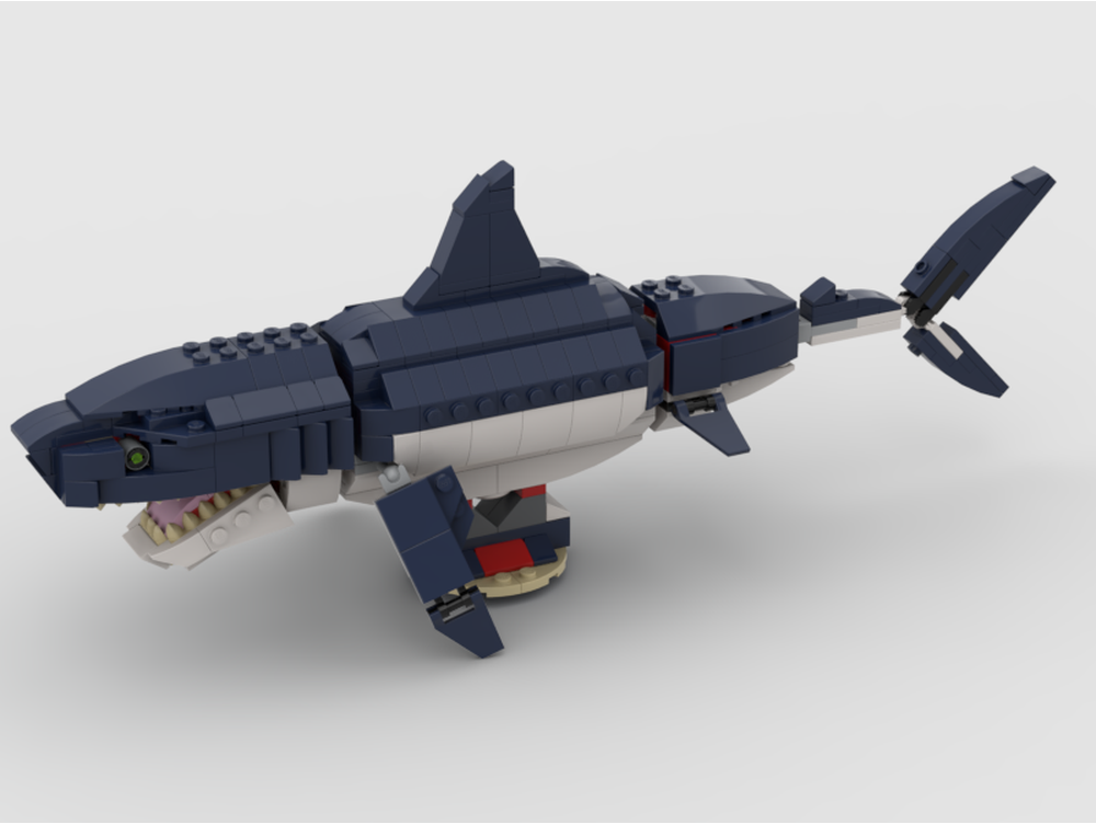 LEGO MOC-235973 Great white shark 31088x3 by IdeasBricks | Rebrickable ...