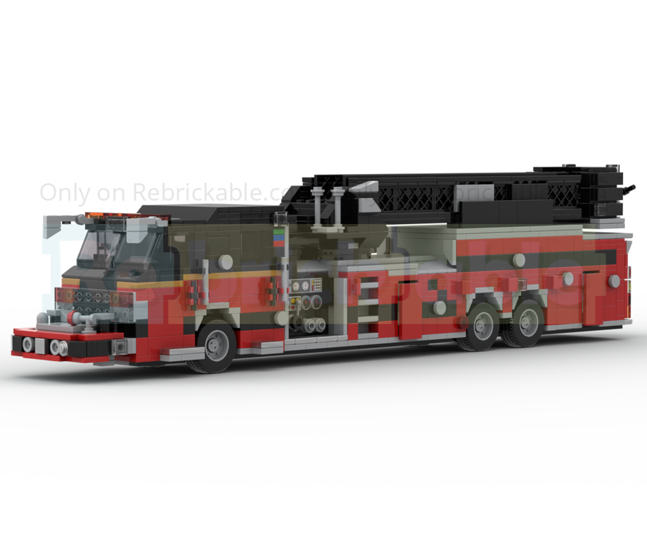 LEGO MOC Pierce Ascendant 100' Mid-Mount Aerial Tower by Silver Ridge ...