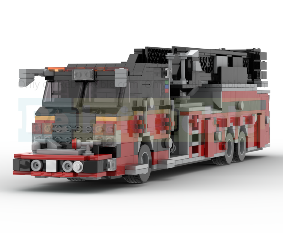 LEGO MOC Pierce Ascendant 100' Mid-Mount Aerial Tower by Silver Ridge ...