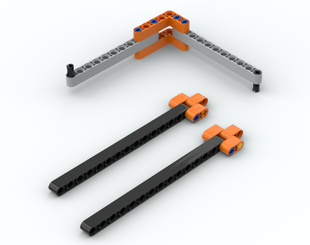 LEGO MOC bow with two arrows by Hello there | Rebrickable - Build with LEGO