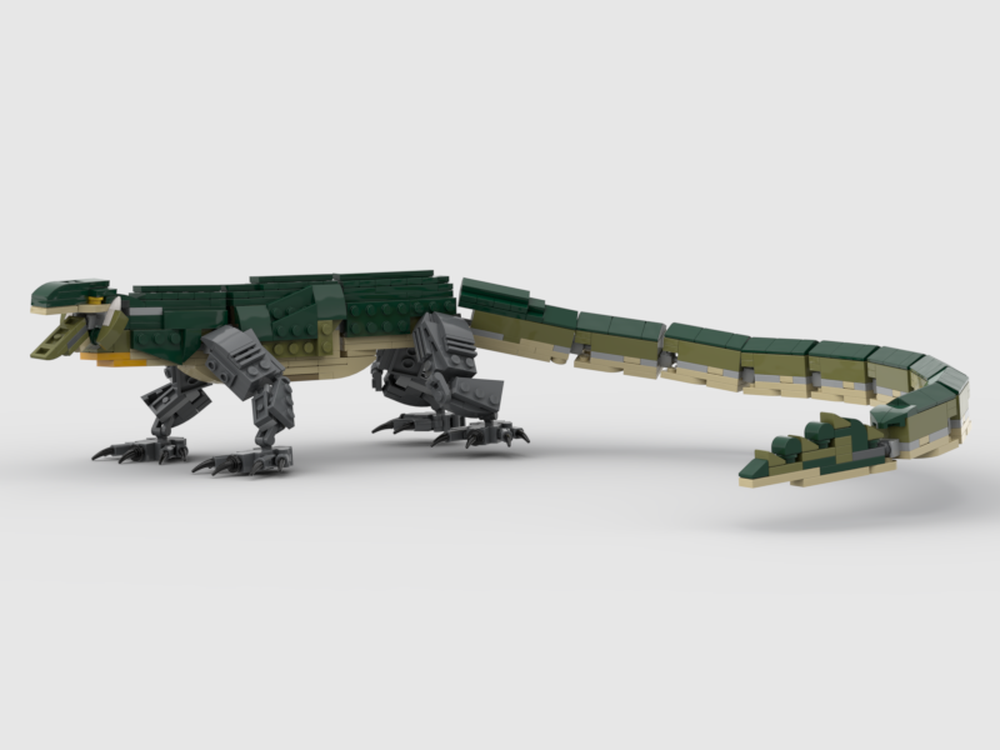 LEGO MOC-235985 Asian water monitor by Chakshil | Rebrickable - Build ...