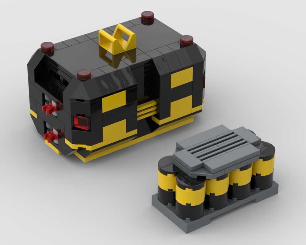 LEGO MOC Blacktron Radioactive Material Module by MarcusStarkiller ...
