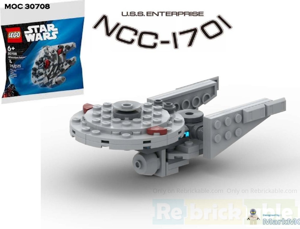 LEGO MOC 30708 - Star Trek USS Enterprise NCC-1701 by MarkMOC71 ...