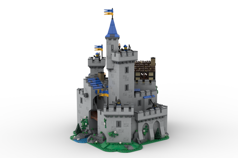 LEGO MOC-236017 Black Falcons Castle V2 by Biguguga | Rebrickable ...