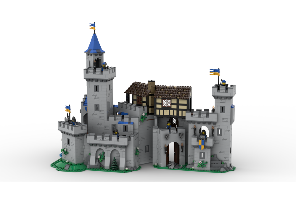 LEGO MOC Black Falcons Castle V2 by Biguguga | Rebrickable - Build with ...