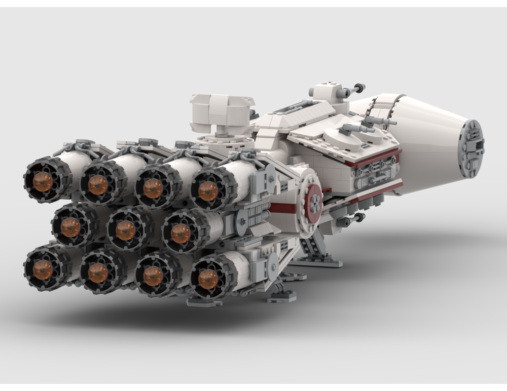 LEGO MOC Corellian Corvette CR-90 (Tantive IV) (Rebel Blockade Runner ...