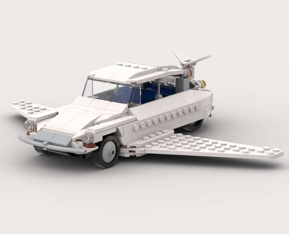 LEGO MOC Citroen DS 8-wide - Fantomas the flying car by wavoak ...
