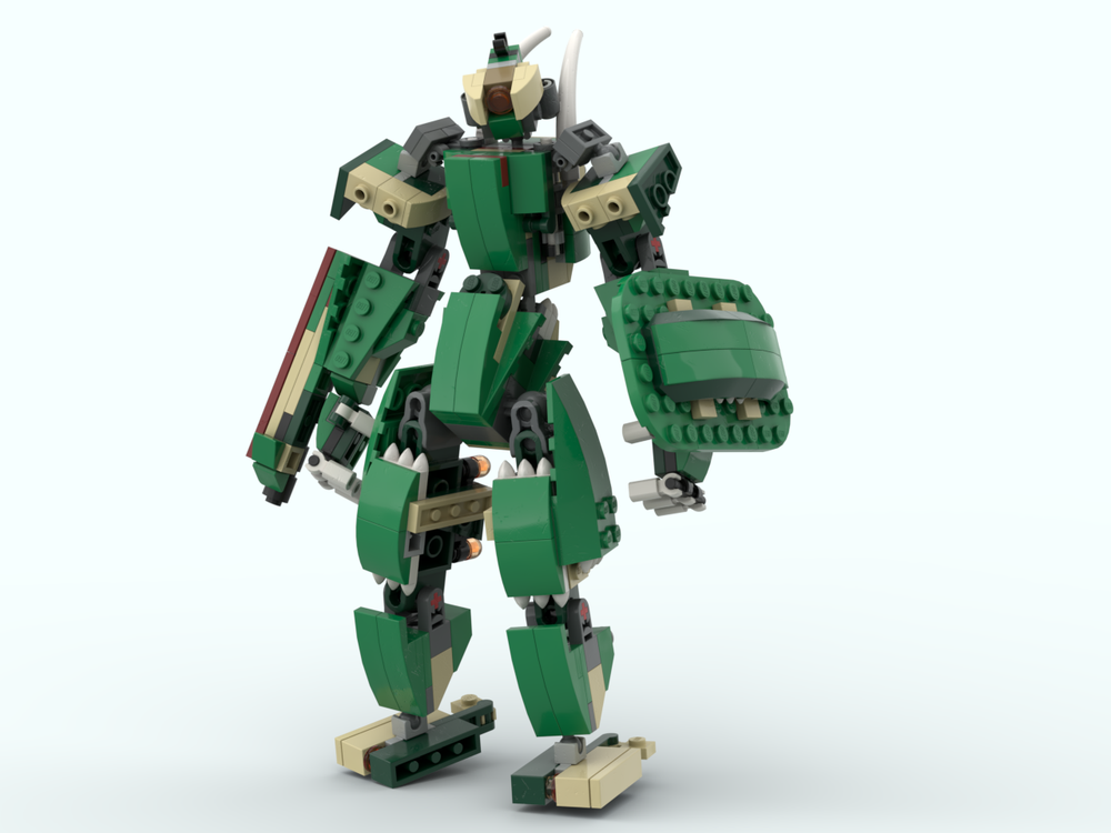 LEGO MOC-236064 Mighty Mech MK2 by ReneBricks | Rebrickable - Build ...