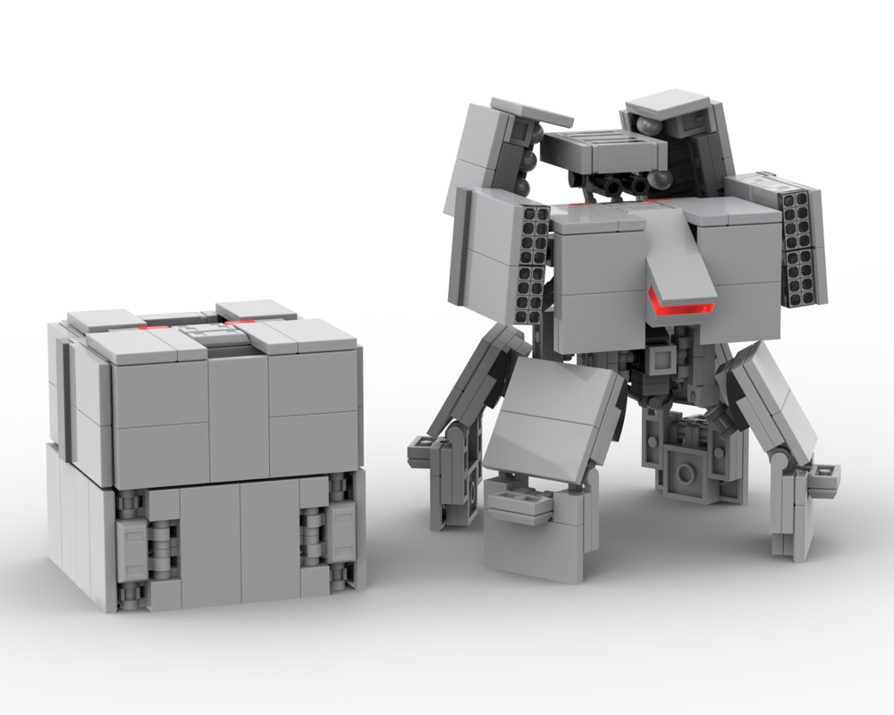 LEGO MOC-236090 Box Bot by Computer_073 | Rebrickable - Build with LEGO