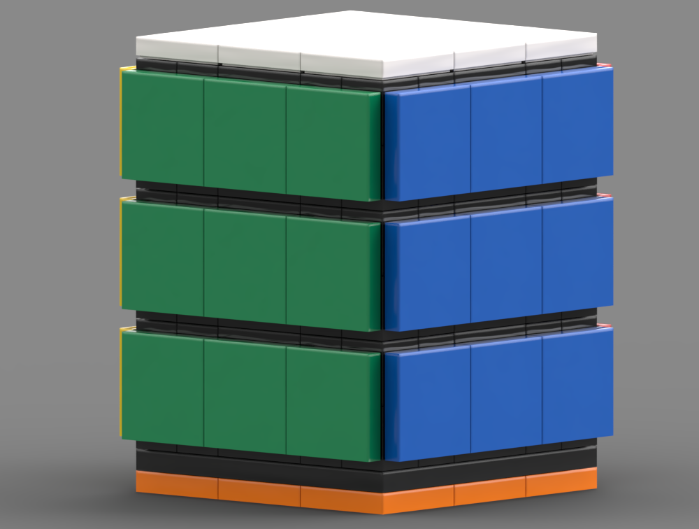 LEGO MOC Classic rubix cube by Bricktherory | Rebrickable - Build with LEGO