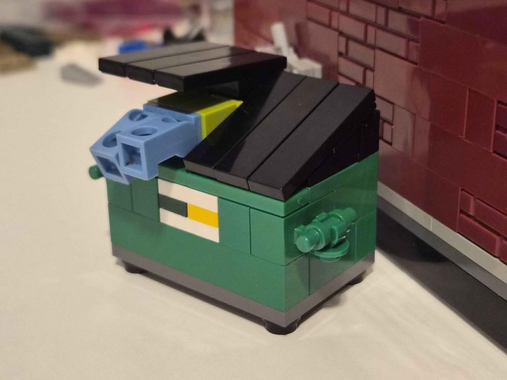 LEGO MOC Dumpster (Waste Management Themed) by tystrong | Rebrickable ...