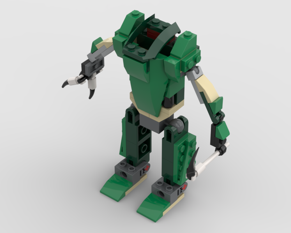 LEGO MOC-236116 Mighty Mech by Gandalf Bricks | Rebrickable - Build ...