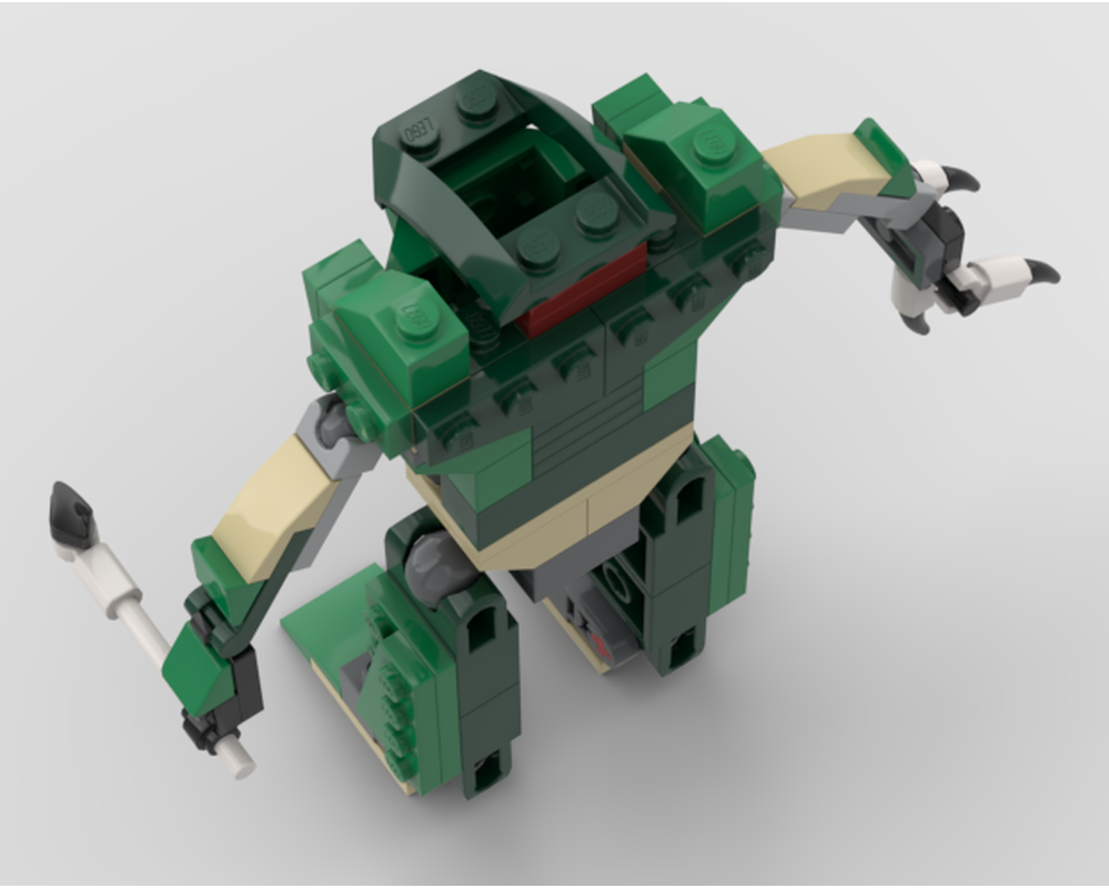 LEGO MOC-236116 Mighty Mech by Gandalf Bricks | Rebrickable - Build ...