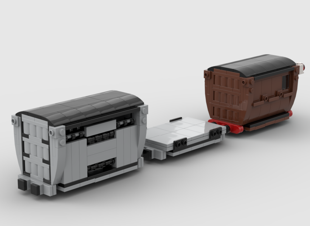 LEGO MOC Narrow Gauge Rolling Stock 1 by Brickmaster624 | Rebrickable ...