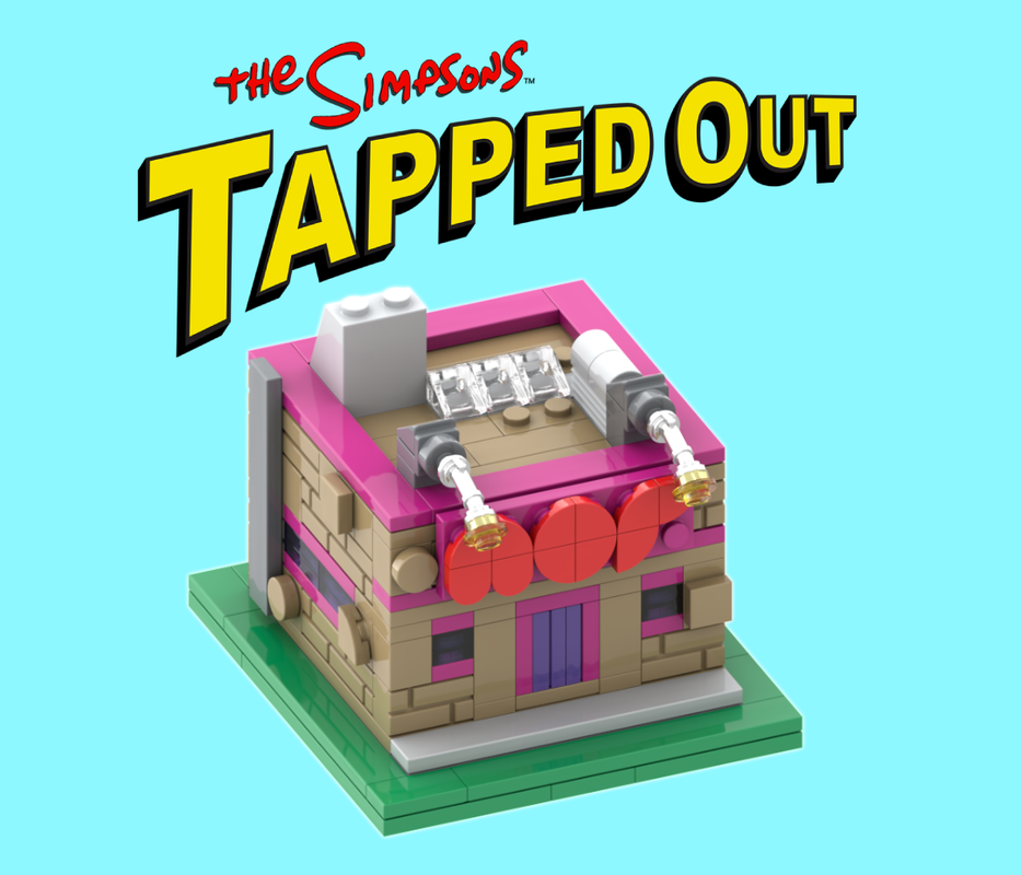 LEGO MOC Microscale Moe's Bar - The Simpsons Tapped out! by ...