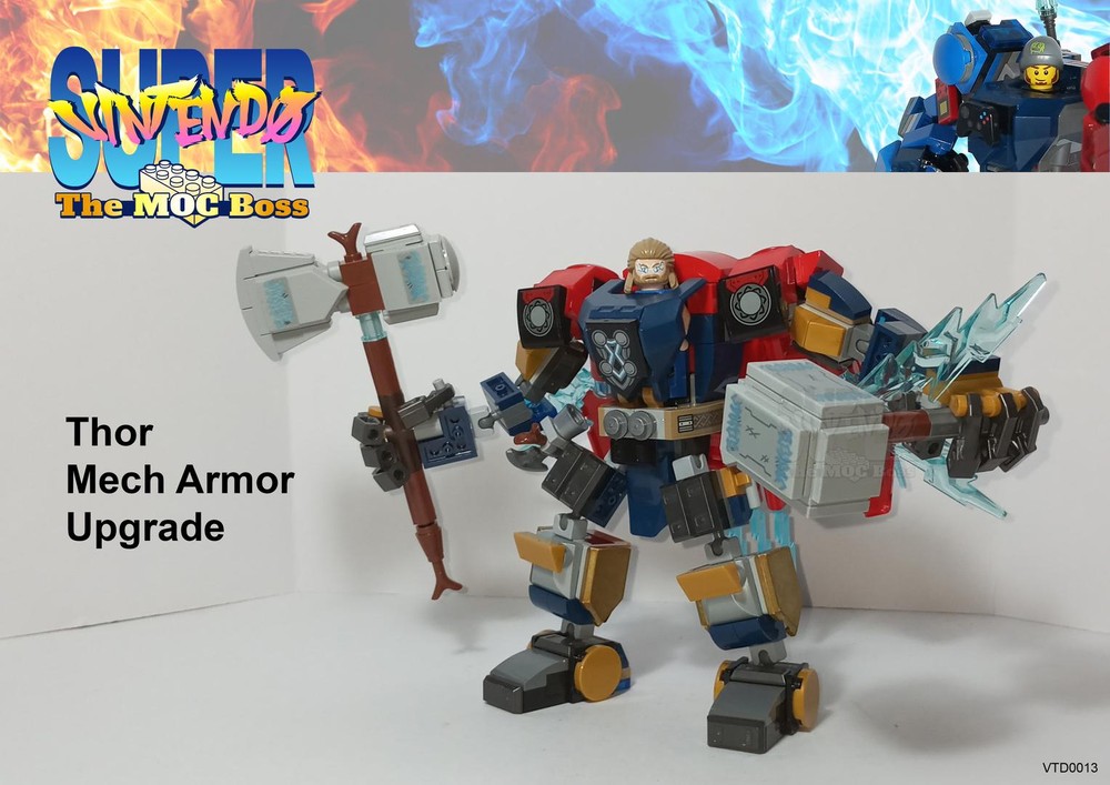 LEGO MOC-236131 Thor Mech Armor Upgrade by Vintend0 | Rebrickable ...