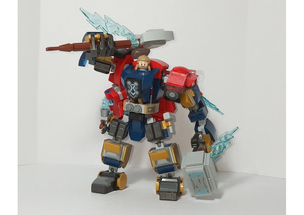 LEGO MOC-236131 Thor Mech Armor Upgrade by Vintend0 | Rebrickable ...