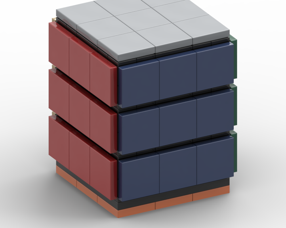 LEGO MOC Rubix cube (muted) by Bricktherory | Rebrickable - Build with LEGO