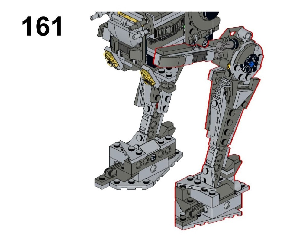 LEGO MOC "Sith Strider" - A Modified AT-ST (75383) by Barel8879 ...