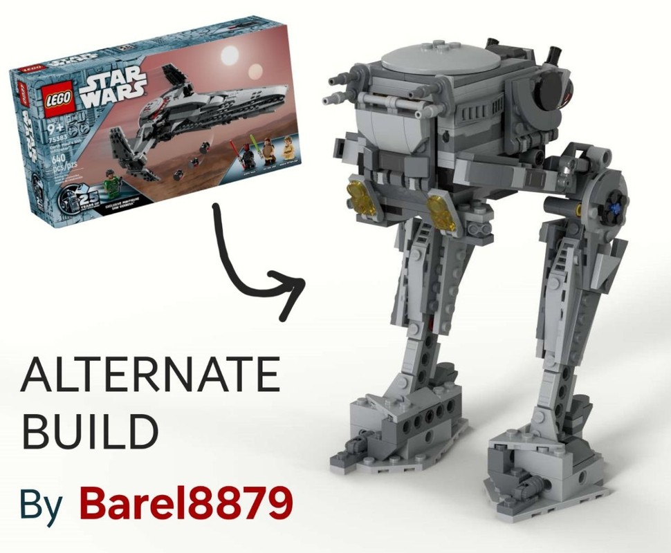 LEGO MOC "Sith Strider" - A Modified AT-ST (75383) by Barel8879 ...