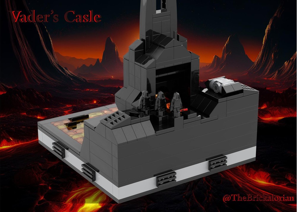 LEGO MOC Mustafar_Vader's_Castle by TheBrickalorian | Rebrickable ...