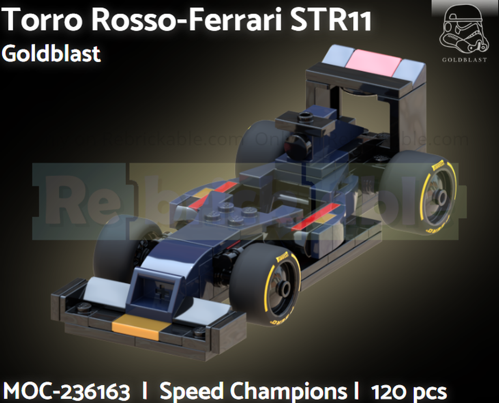LEGO MOC Torro Rosso-Ferarri STR11 by Goldblast | Rebrickable - Build ...