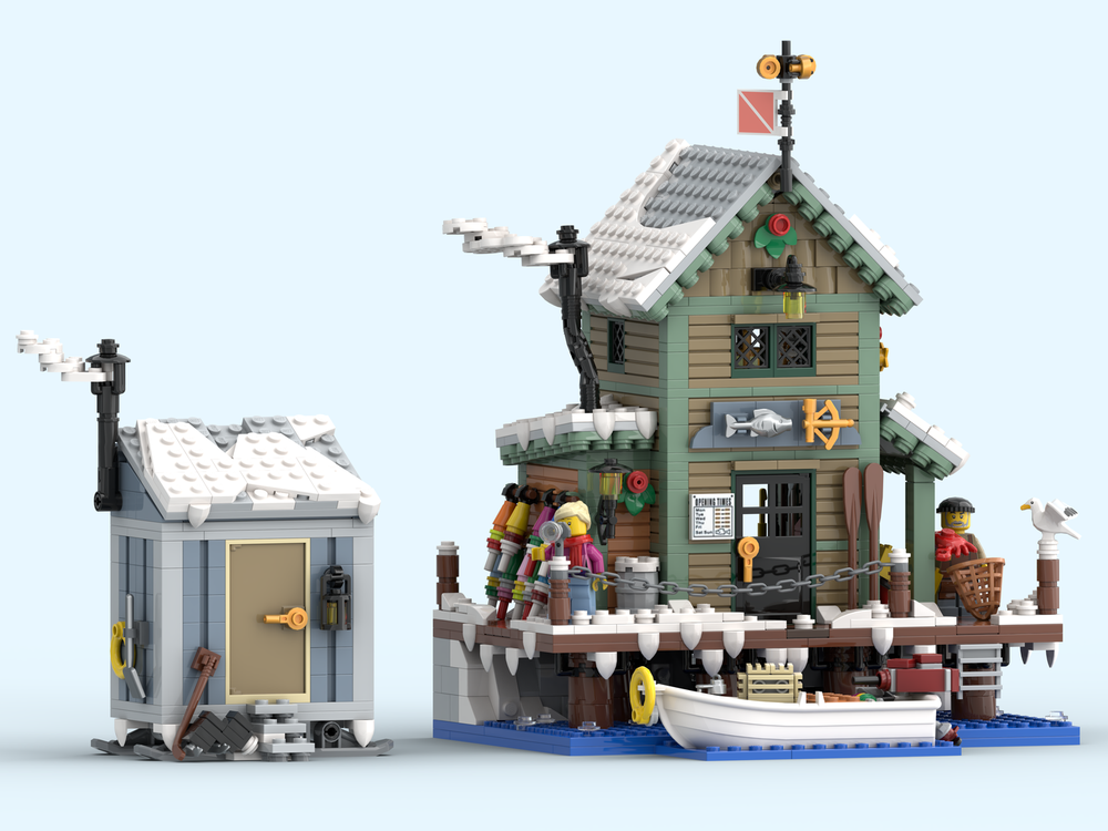 LEGO MOC-236175 Winter Fish & Supply by New_Guy | Rebrickable - Build ...