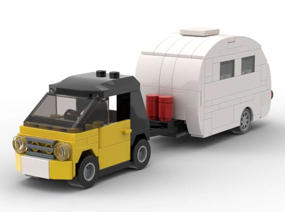 LEGO MOC Smart with camper (Stud.io instr. lern. v2.0.0 by LIONKING ...