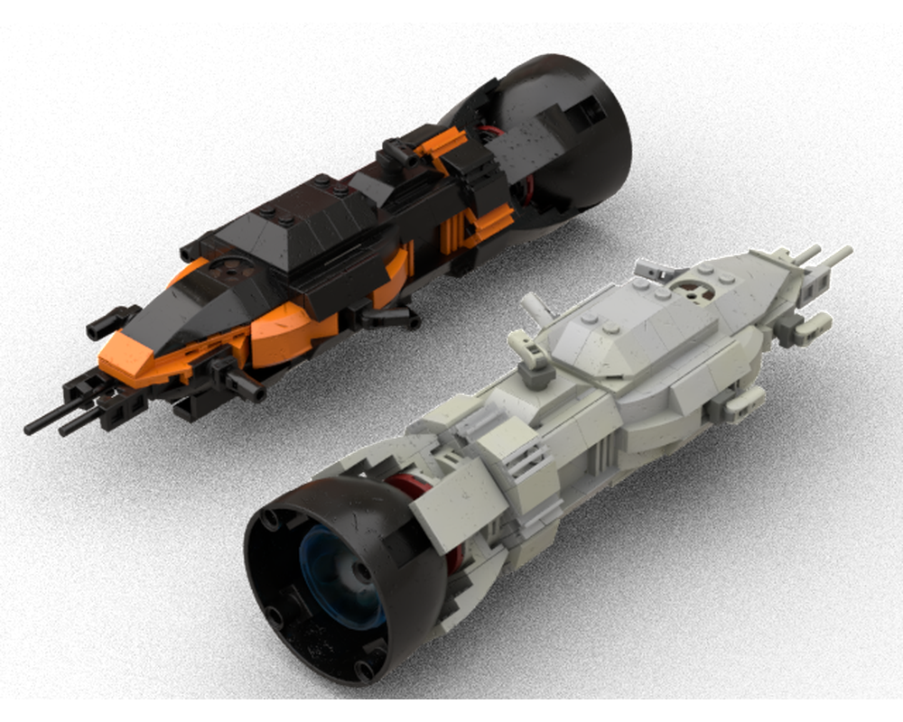 LEGO MOC-23618 Rocinante (Space 2018) | Rebrickable - Build with LEGO