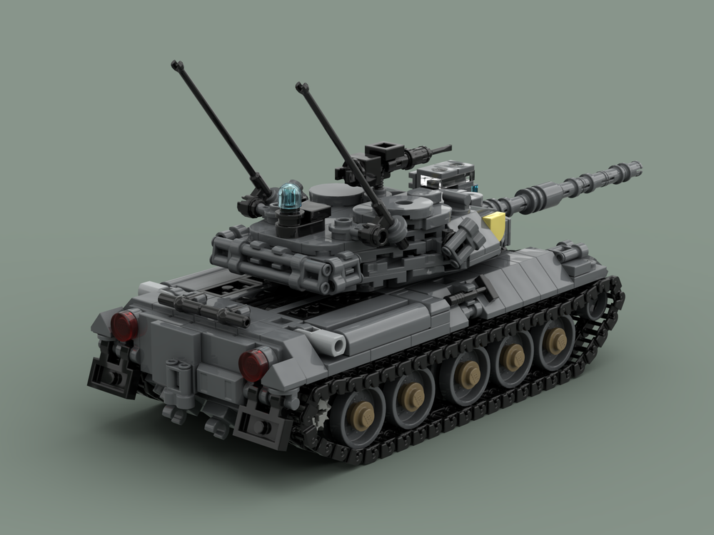 LEGO MOC JGSDF Type 74 MBT by Gren_Mamba | Rebrickable - Build with LEGO