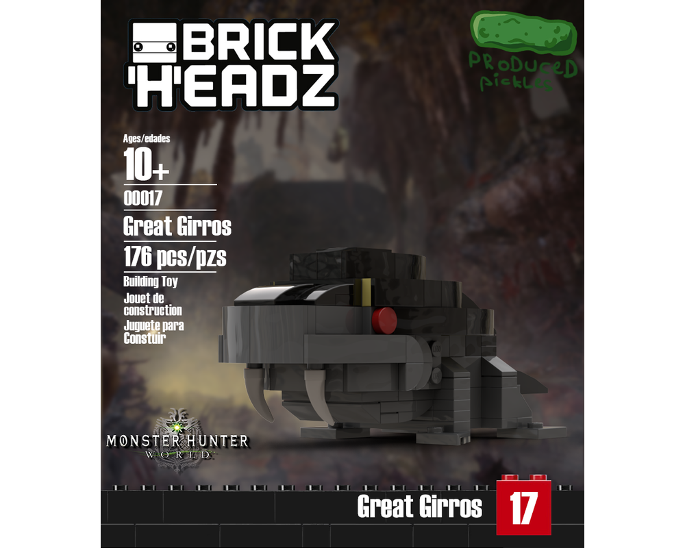 LEGO MOC-23624 Great girros (Monster Hunter World) (Brickheadz 2019 ...