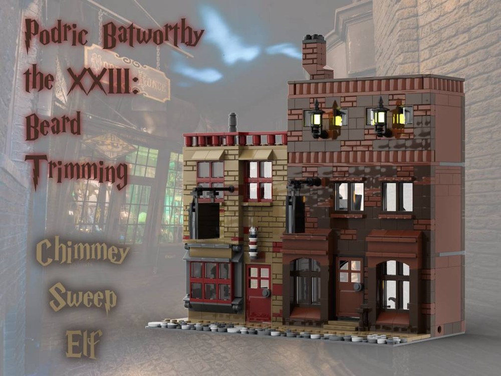 LEGO MOC-236249 Knockturn Alley: Beard Trimming & Chimney Sweep Elf by ...