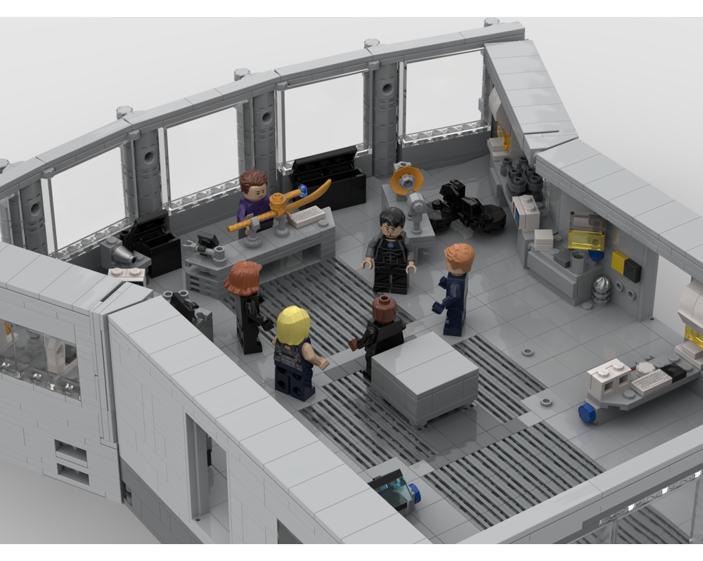 LEGO MOC-236259 Marvel Avengers Helicarrier Laboratory Scenery by ...