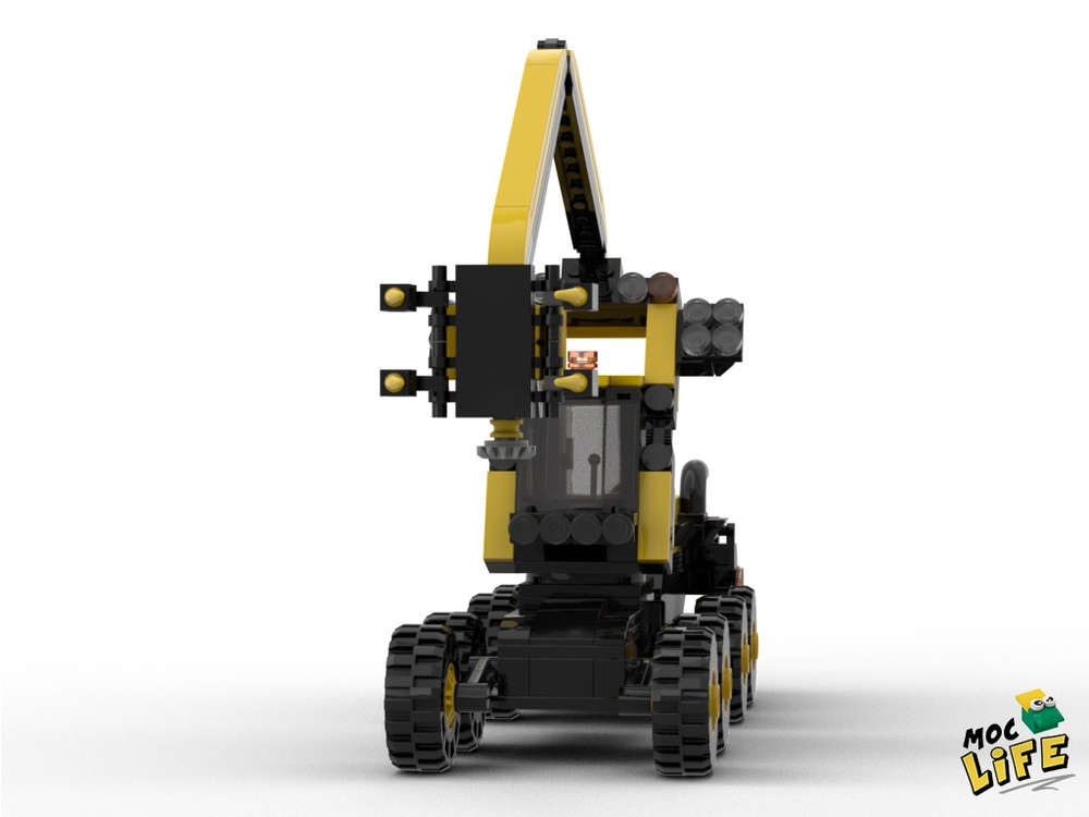 LEGO MOC Ponsse Scorpion King tree harverster by MocLife | Rebrickable ...